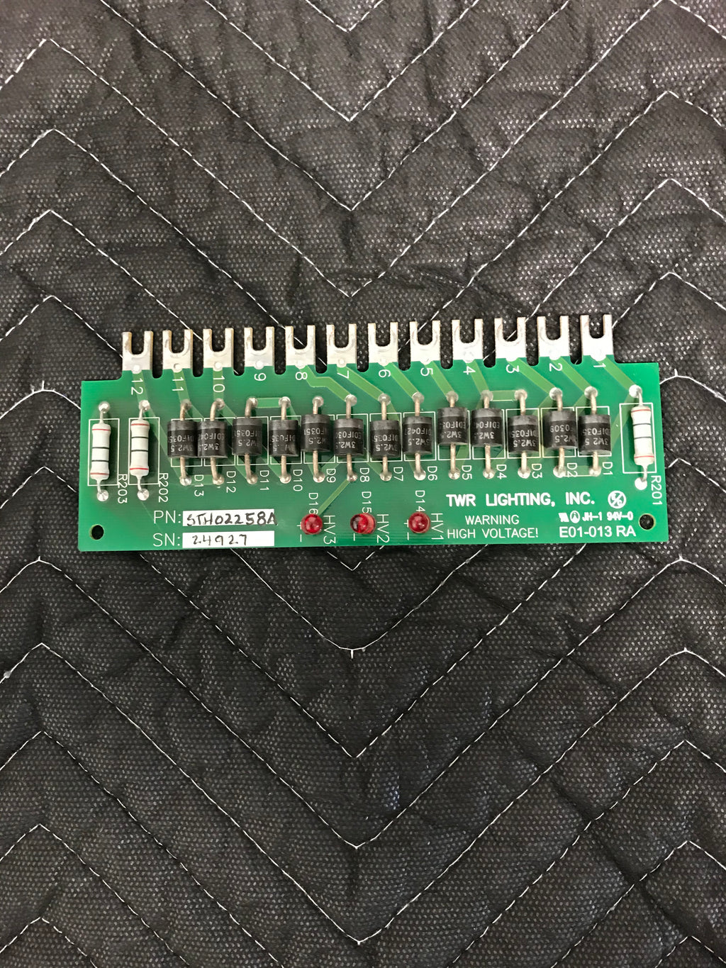 (PCB140-1) High Voltage Rectifier PCB, TWR STH02258A – JJ Elect Tech