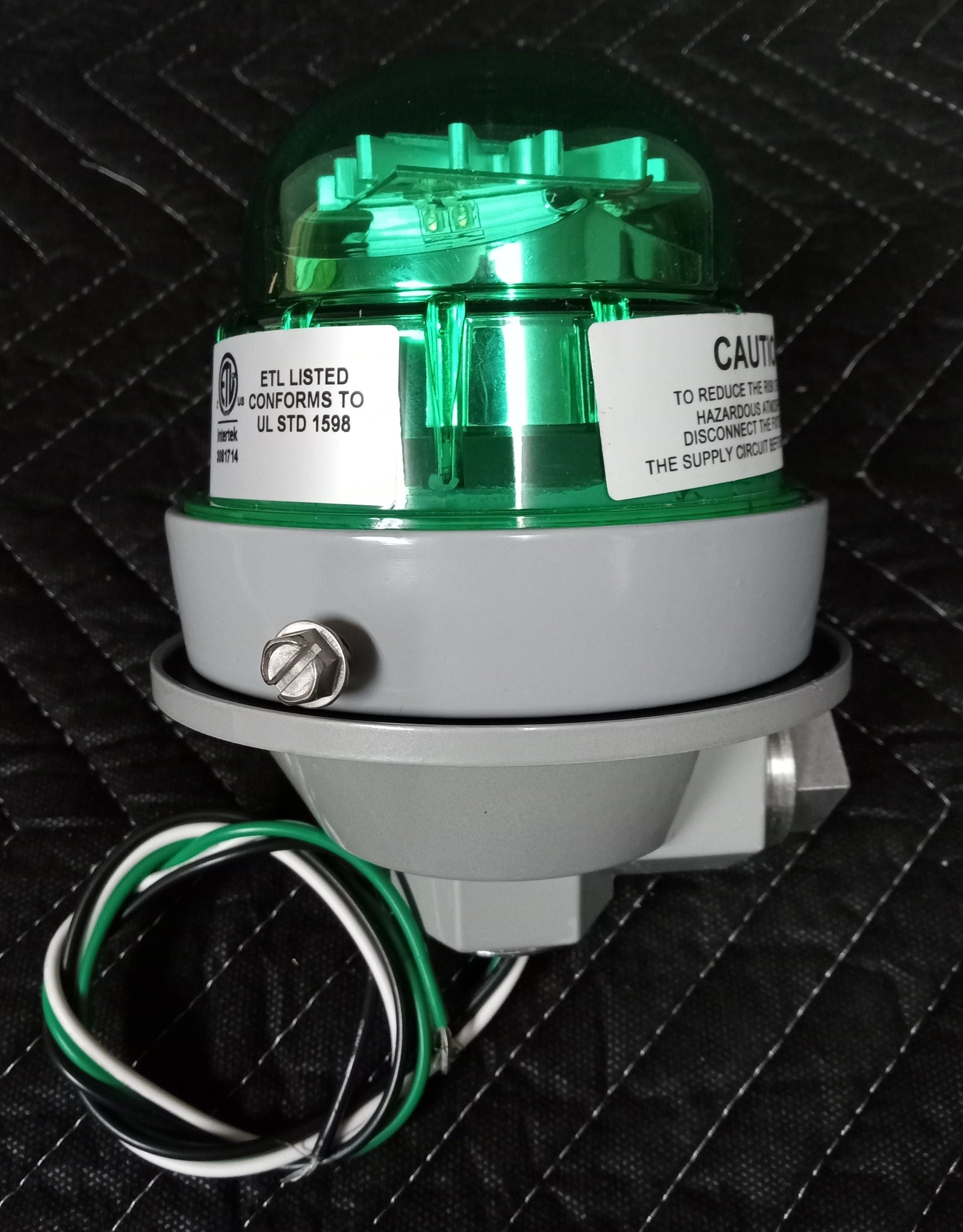 (FX116) Dialight Visual Signal, Green LED, Single Fixture, 120/240V, R ...